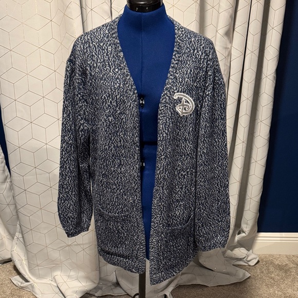 Her Universe | Sweaters | Disney Her Universe D Knit Cardigan Navy ...